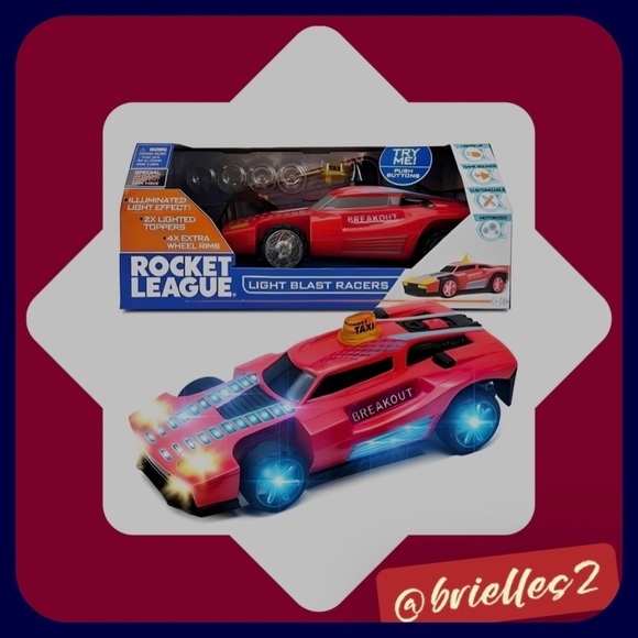Rocket League | Bags | New Rocket League Light Blastracer Red Car ...